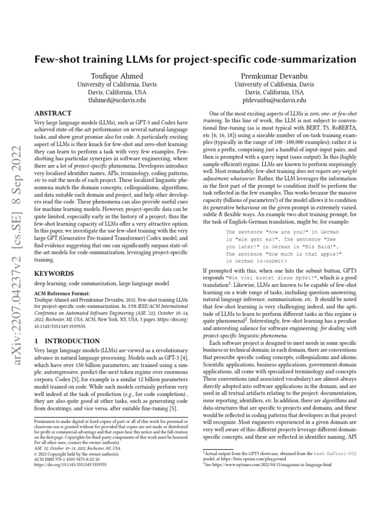 Few_shot_training_LLMs | PDF | Cognitive Science | Learning