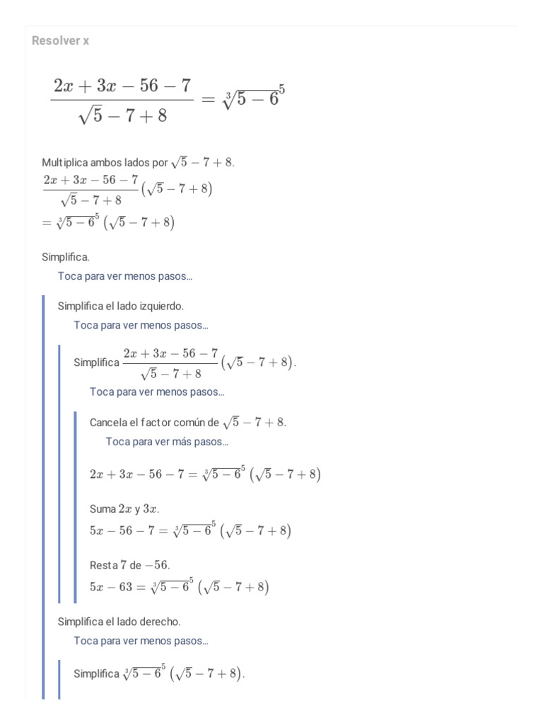 Mathway _ Solucionador de Problemas de Álgebra | Descargar gratis PDF ...
