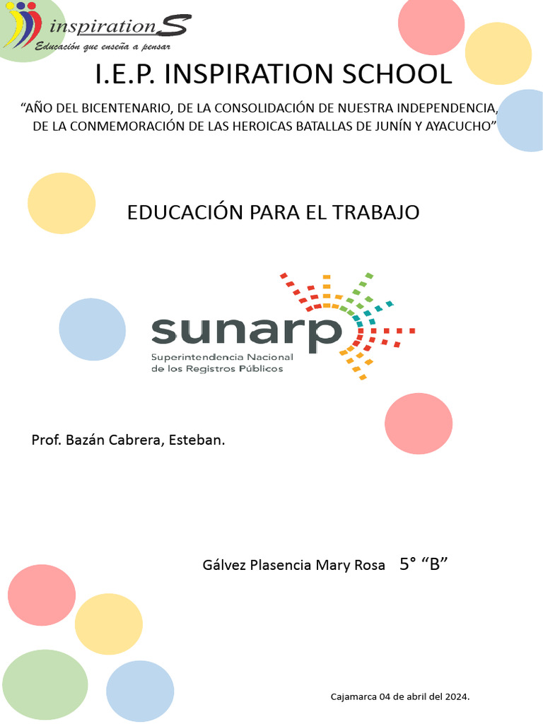 Sunarp | PDF | Perú