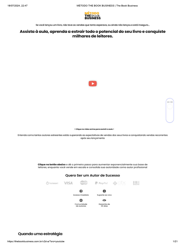 MÉTODO THE BOOK BUSINESS - The Book Business | PDF | Livros | Mercado ...