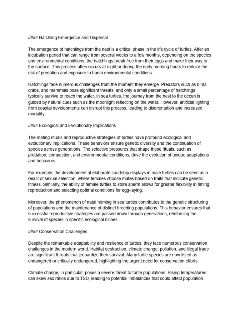 Turtle Mating Rituals - An In-Depth Examination (Dragged) 3 | PDF ...