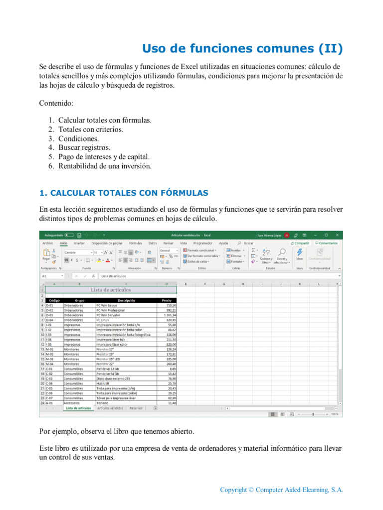 Manual Lec30 | PDF | Hoja de cálculo | Desviación Estándar