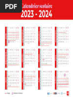 Pipsc Ipfpc 2024 2025 Calendar Calendrier PDF | PDF
