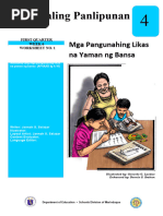 AP4 - QUARTER 1 - MODULE 5a.2 - HEOGRAPIYANG PISIKAL (PANAHON) | PDF