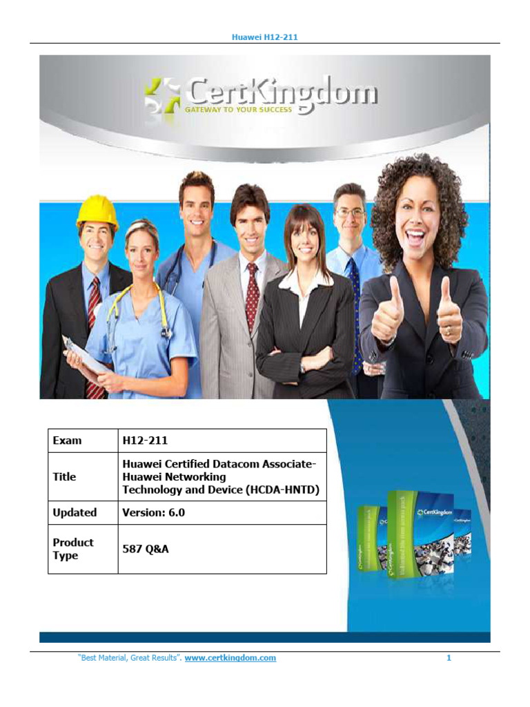 Huawei HCNA 1 | PDF | Osi Model | Internet Protocol Suite