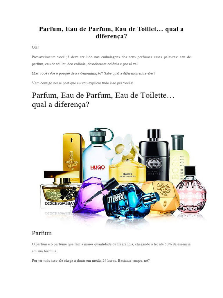 Parfum | PDF | Perfume | Perfumaria
