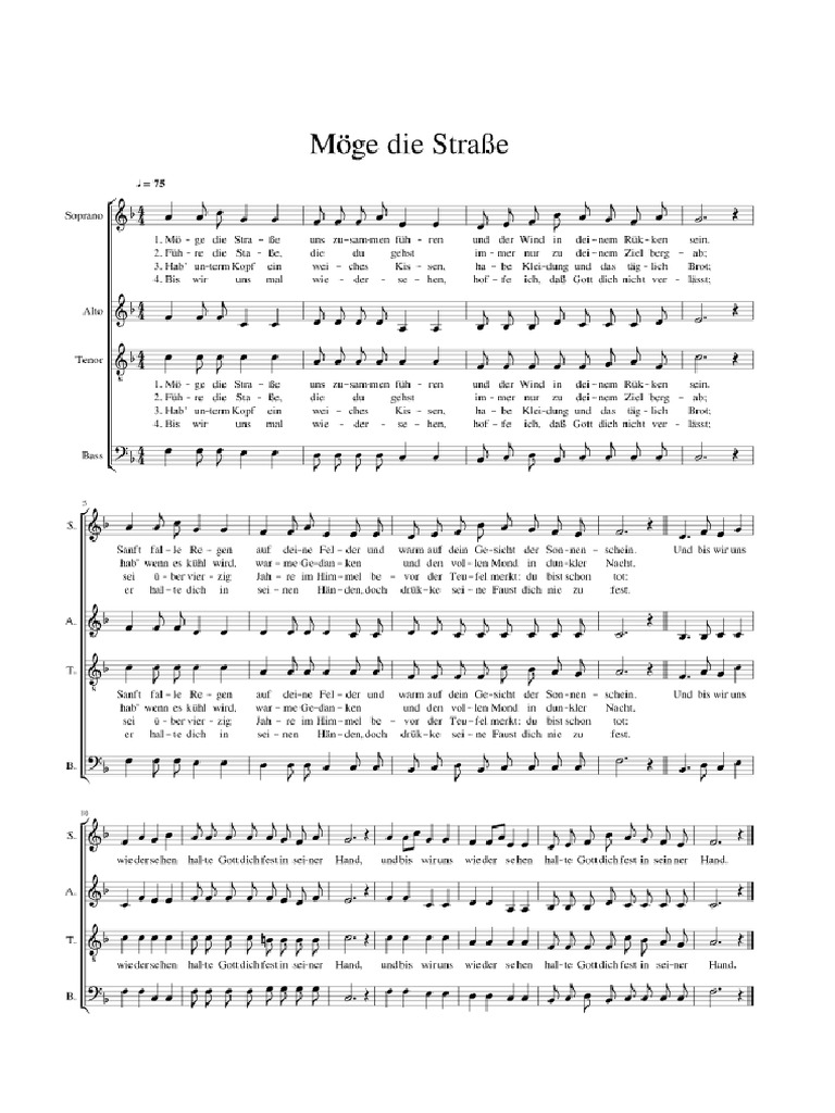 Möge Die Straße Uns Zusammenführen | PDF