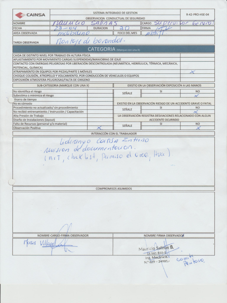 Ocs CPHS Abril | PDF