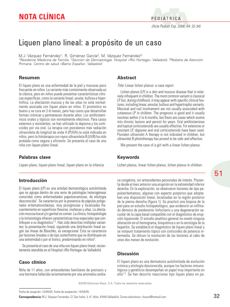 Notaclin Liquen | PDF | Especialidades Medicas | Medicina
