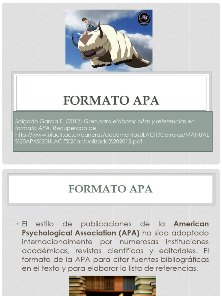 FORMATO APA | PDF | Estilo apa | Publicación