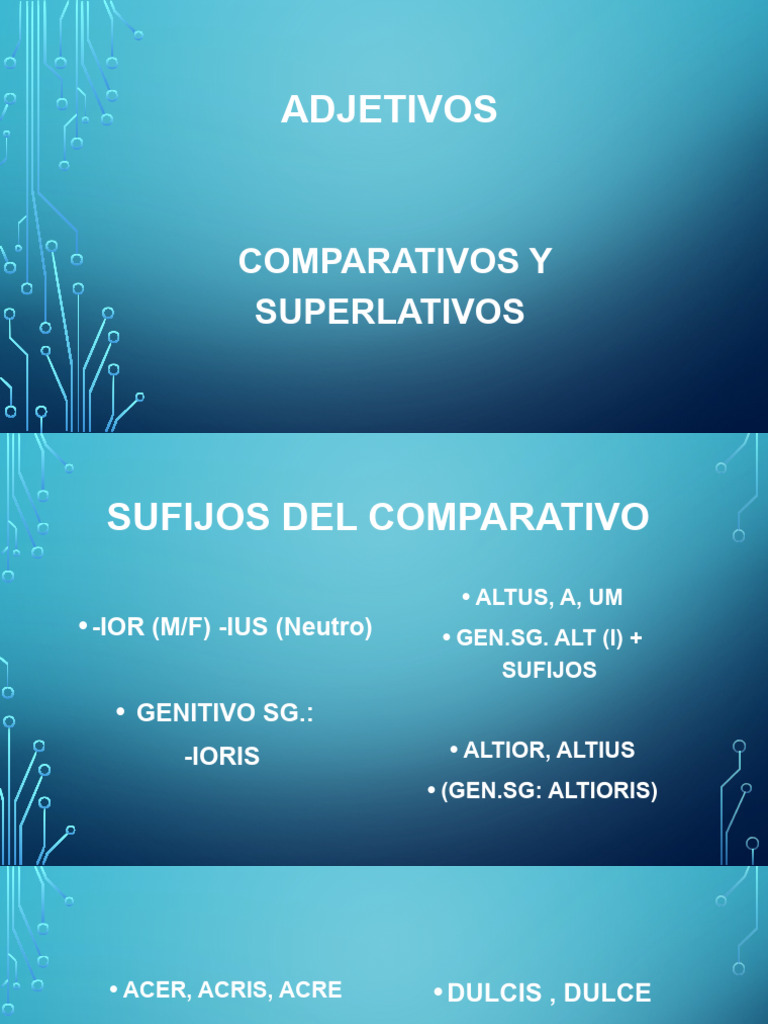 Ppt Comparativos y Superlativos (4) | Descargar gratis PDF | Morfología ...