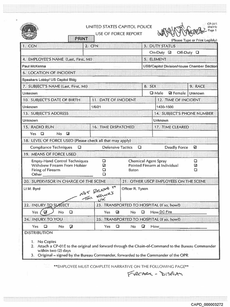 Capd 000003272 | PDF | Use Of Force | Law Enforcement