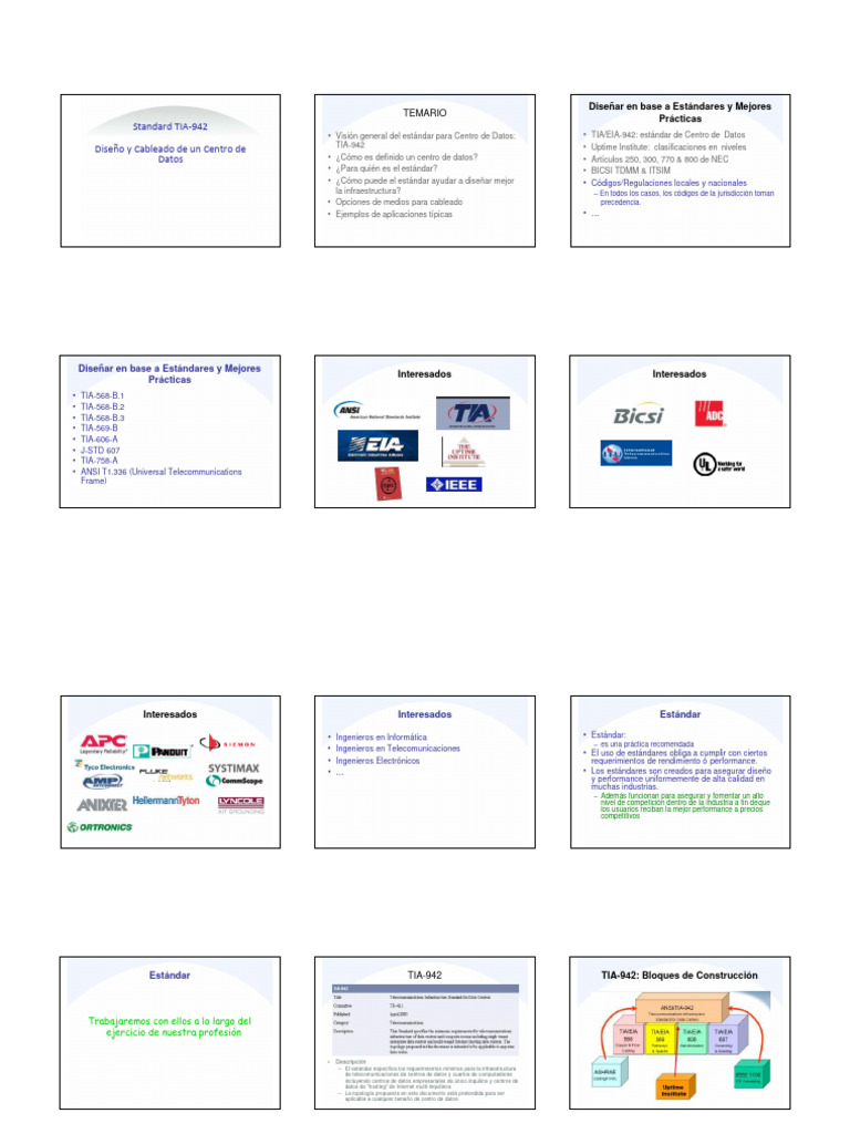 Standard TIA 942 | PDF | Centro de datos | Internet