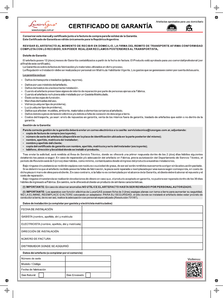 Producto-garantia | PDF