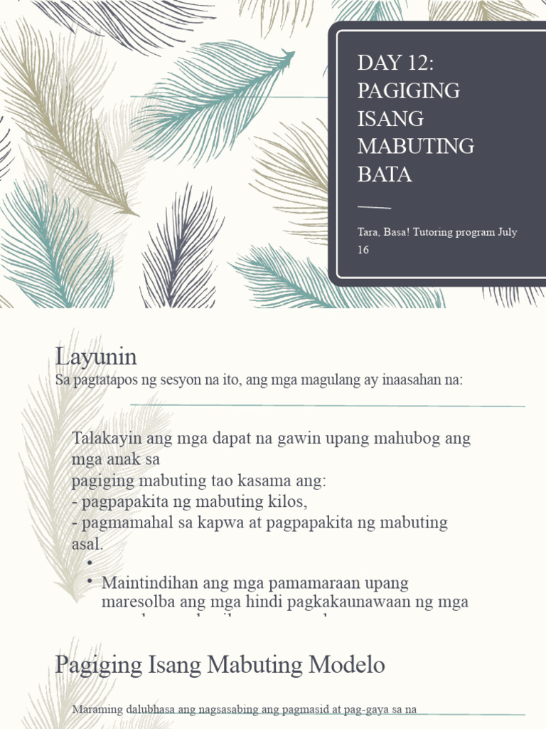 PAGIGING MABUTING TAO EsP 7 Week 4 Q3.pptx - 20240716 - 054527 - 0000 | PDF