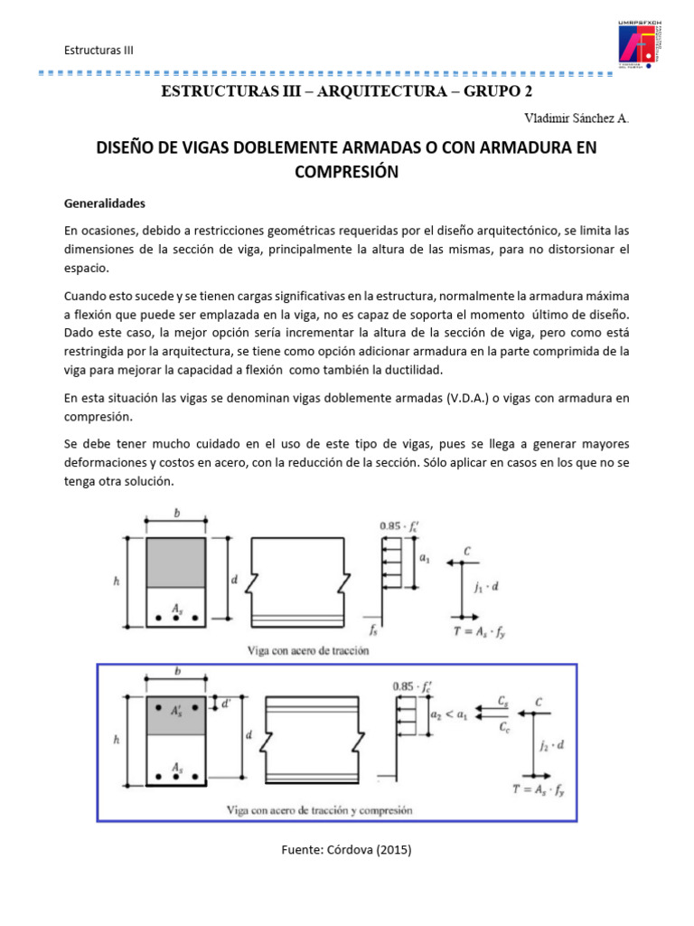 Vigas Doblemente | PDF | Viga (Estructura) | Braguero