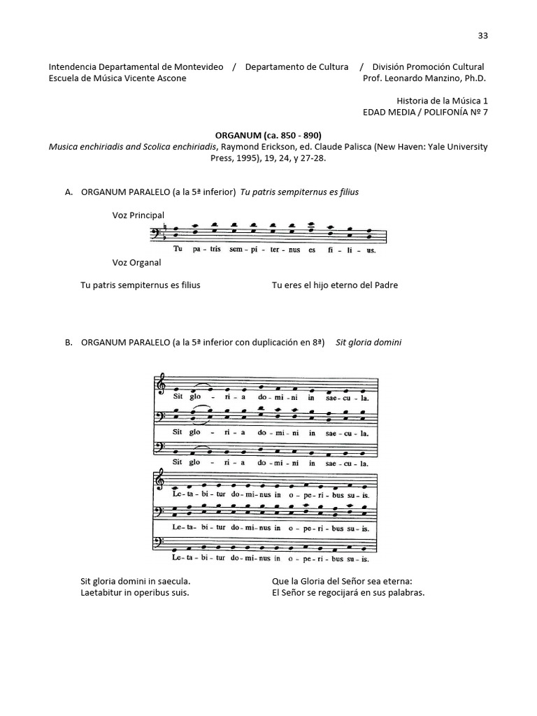 Polifonia Medieval | PDF | Composiciones Musicales | Musicología