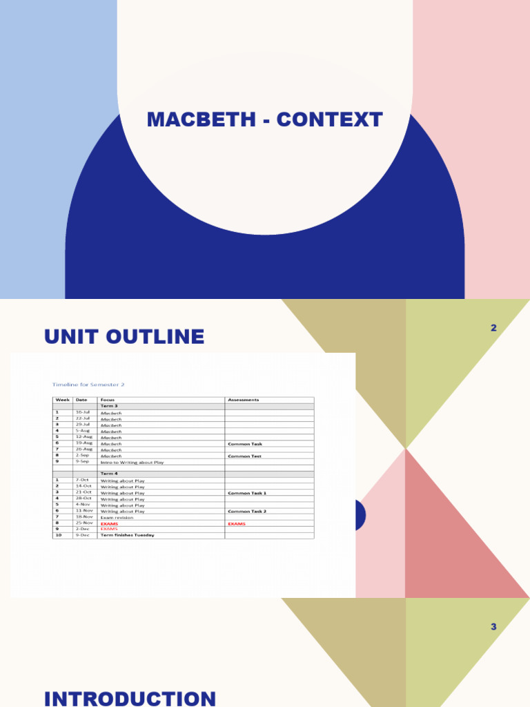 Macbeth Context | PDF | Macbeth | William Shakespeare