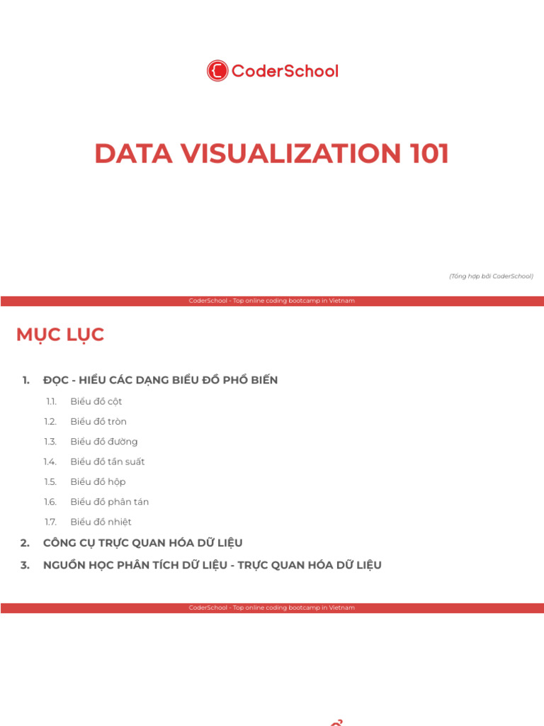 Data Visualization 101 - T NG H P B I CoderSchool | PDF