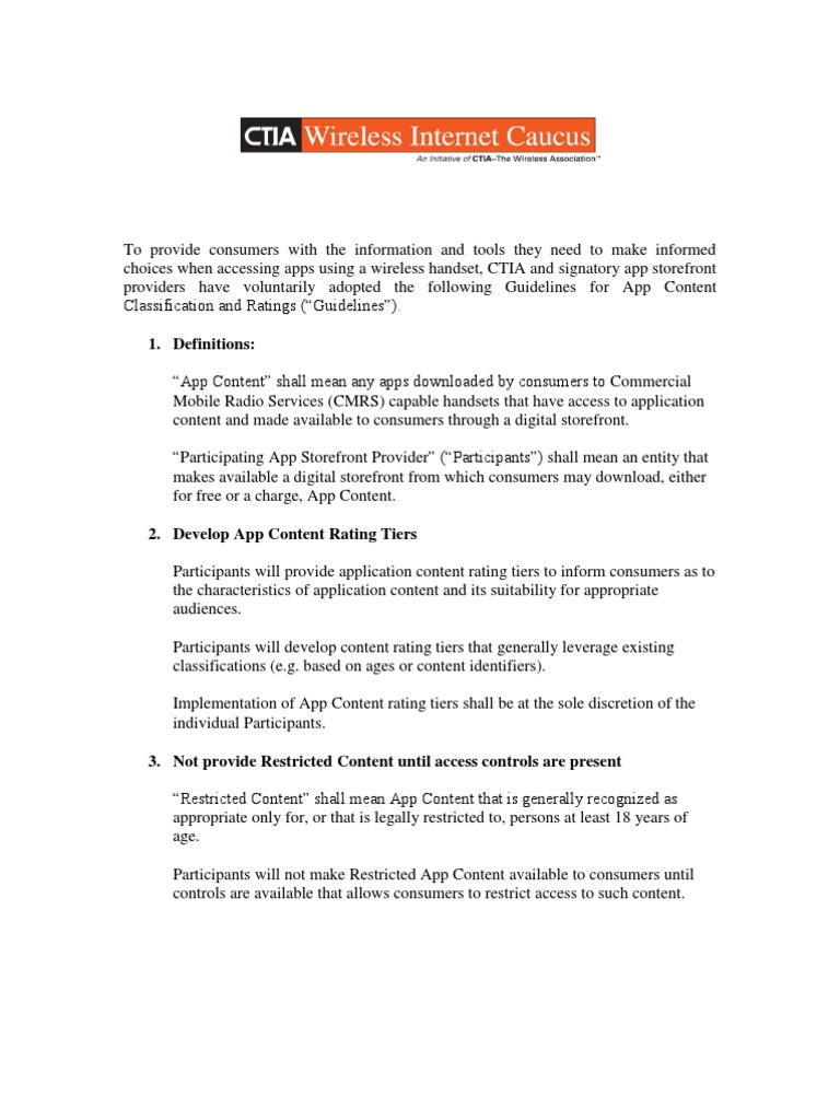 App Guidelines As Approved | PDF | Mobile App | Application Software