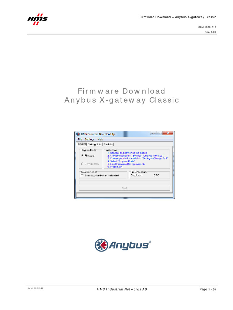 HMS GW Firmware Update | PDF | Computer Architecture | System Software