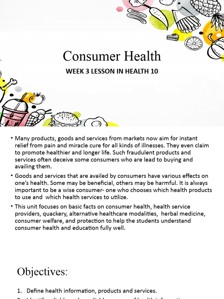 Understanding Consumer Health Basics | PDF | Health Informatics ...
