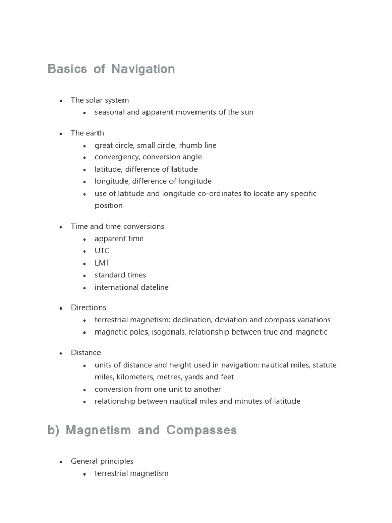 Air Navigation | PDF | Compass | Waves