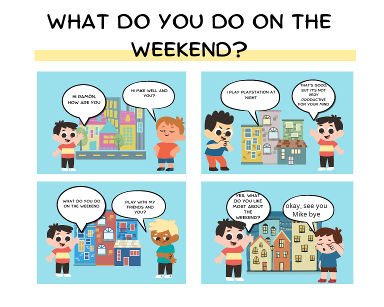 Colorful Illustrative Feelings Collaborative Comic Strip | PDF