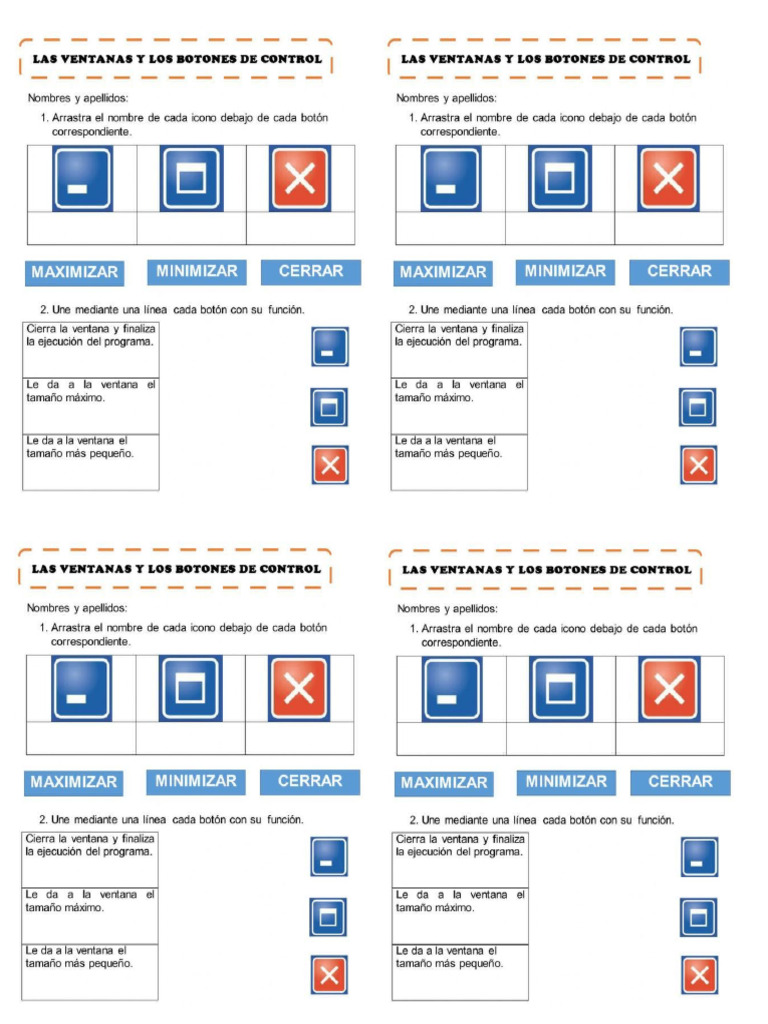 Ventanas y Botones de Control | PDF
