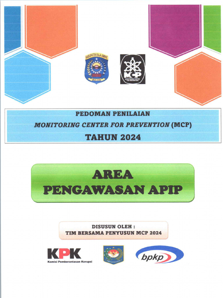 Pedoman MCP Area Pengawasan APIP | PDF
