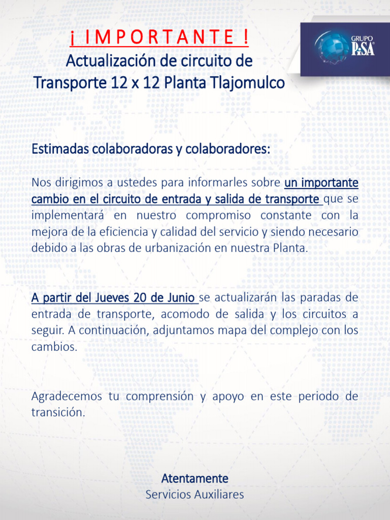 Comunicado 12 X 12 | PDF