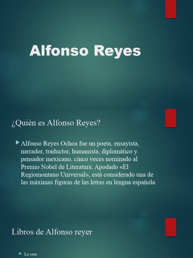 Alfonos Reyes | PDF