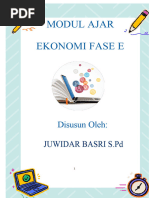 MODUL AJAR UKIN SMA 10 EKONOMI Kebutuhan Manusia Dan Kelangkaan Sumber Daya | PDF