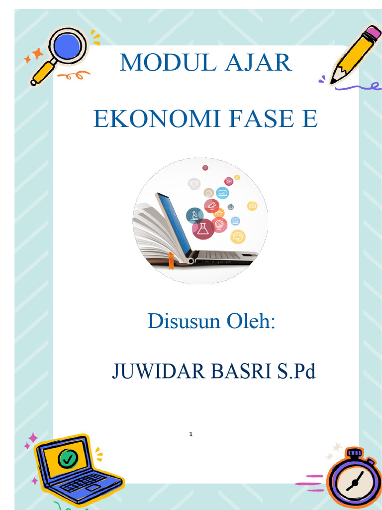 Modul Ajar Ekonomi - Konsep Dasar Ilmu Ekonomi - Fase e | PDF | Karier & Perkembangan | Seni