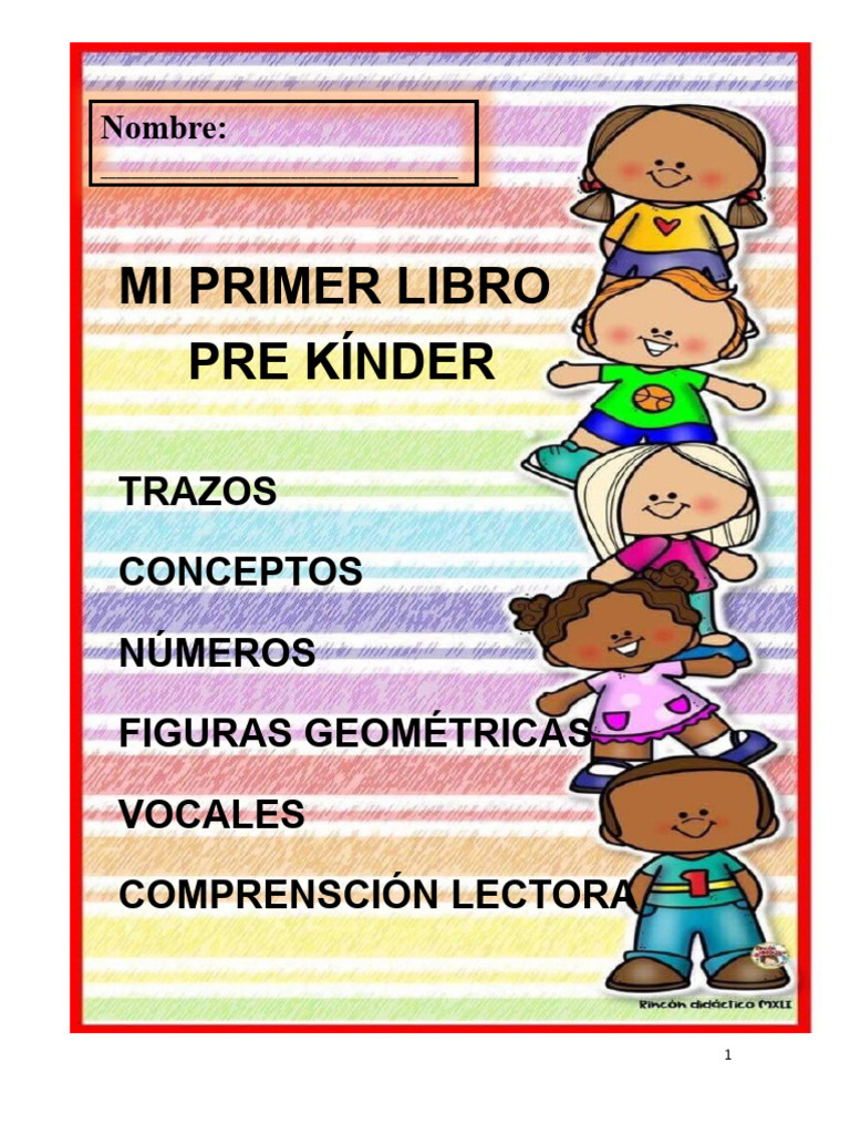 Mi Primer Libro Pre Kínder PDF | PDF