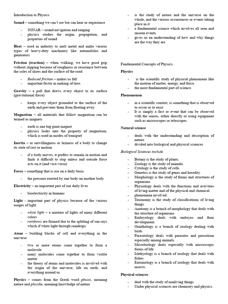physics-reviewer | PDF | Force | Significant Figures
