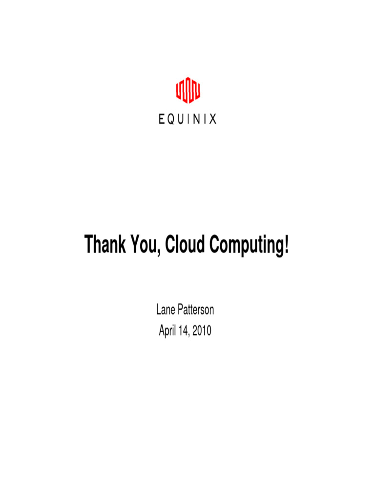 GPF 5.0 Ix Keynote Panel Patterson | PDF | Network Protocols ...