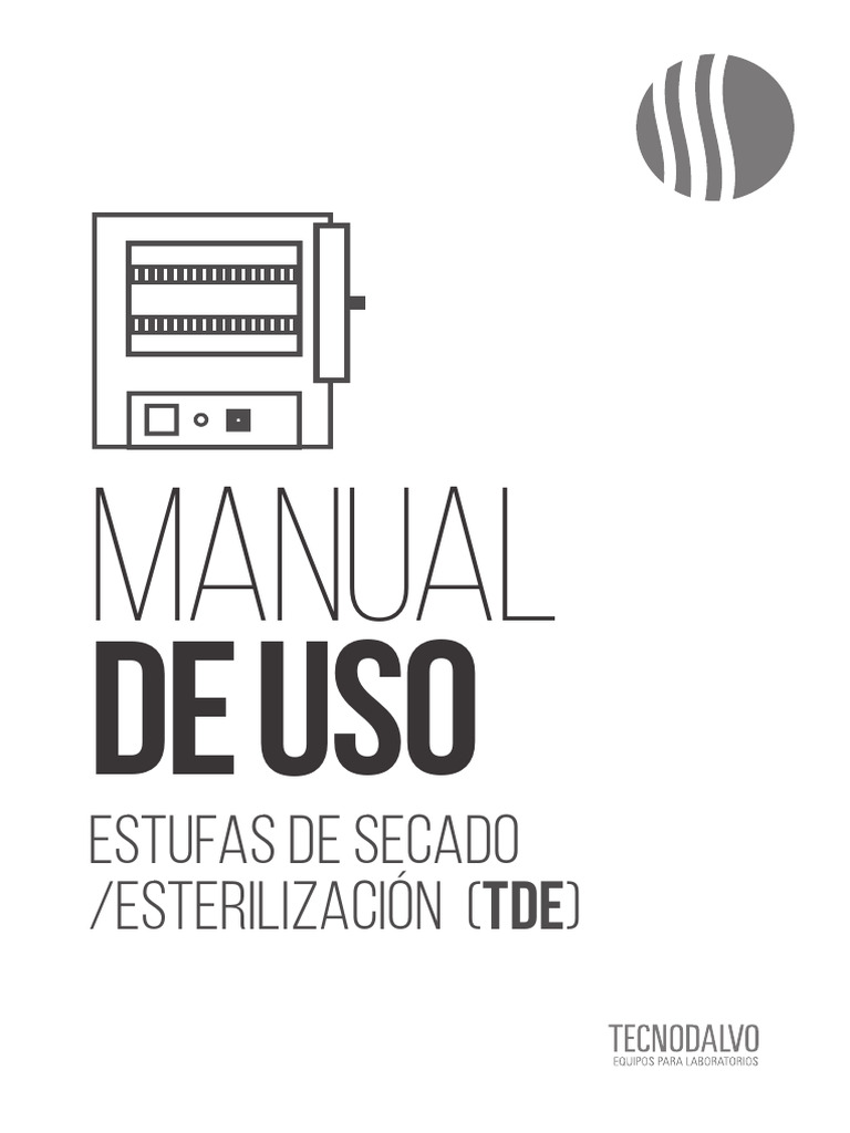 Manual Estufa de Secado Esterilizacion | PDF