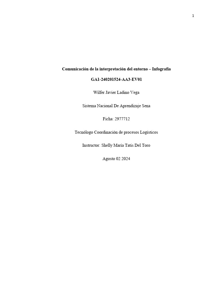 Evidencia GA1-240201524-AA3-EV01 - Infografía. Comunicación de la interpretación del entorno ...