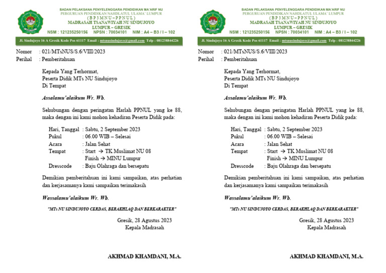 021 - Pemberitahuan Jjs | PDF