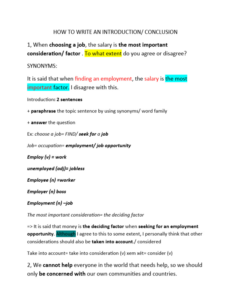 How To Write An Introduction | PDF | Social Psychology | Human ...