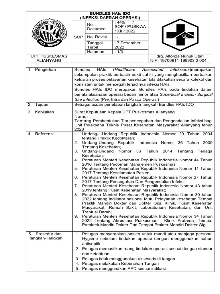 Sop Bundles Ido | PDF | Pengembangan Diri | Sains & Matematika