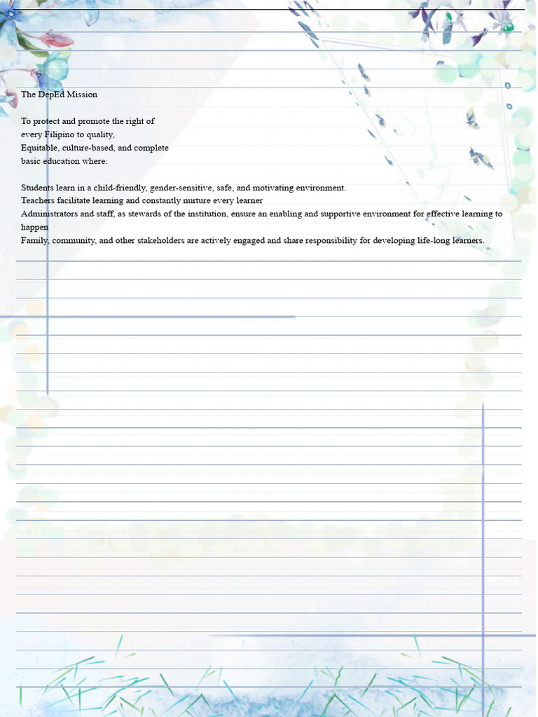 Fresh Blue Letter Paper-WPS Office | PDF | Career & Growth | Wellness