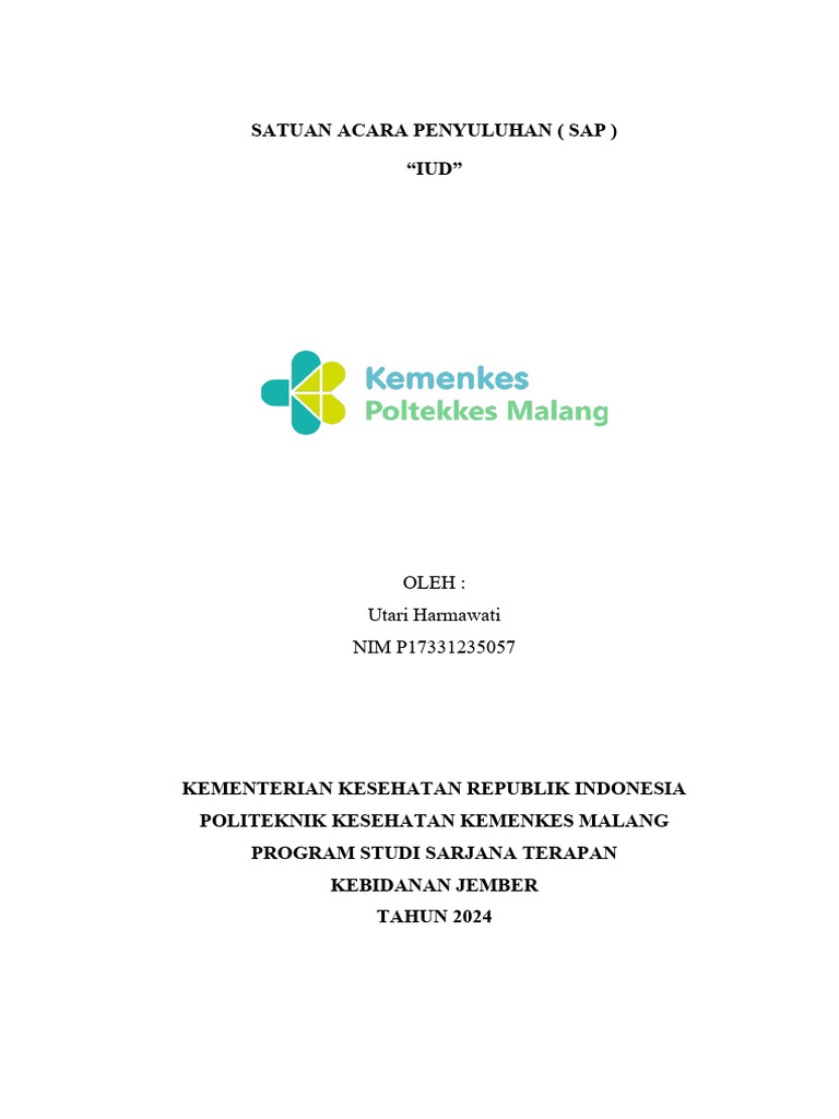 Sap KB Iud | PDF | Sains & Matematika