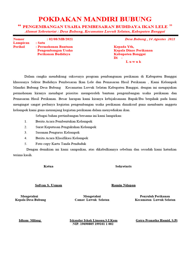 Mandiri Bubung - Revisi | PDF