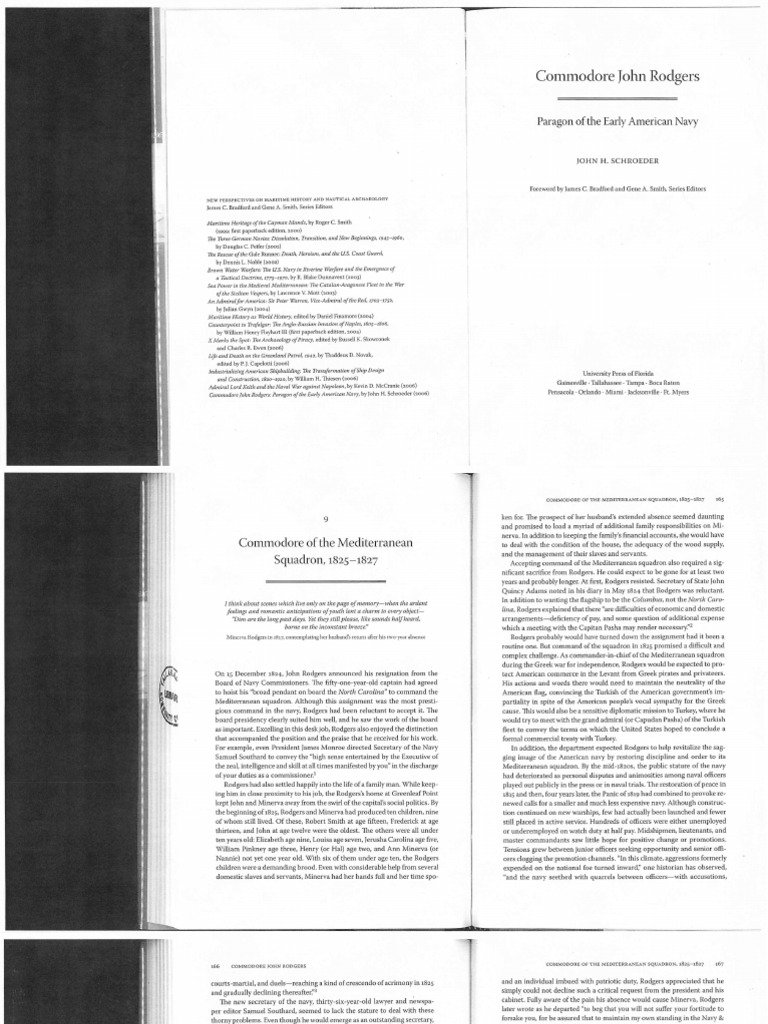 Commodore Rodgers Book | PDF