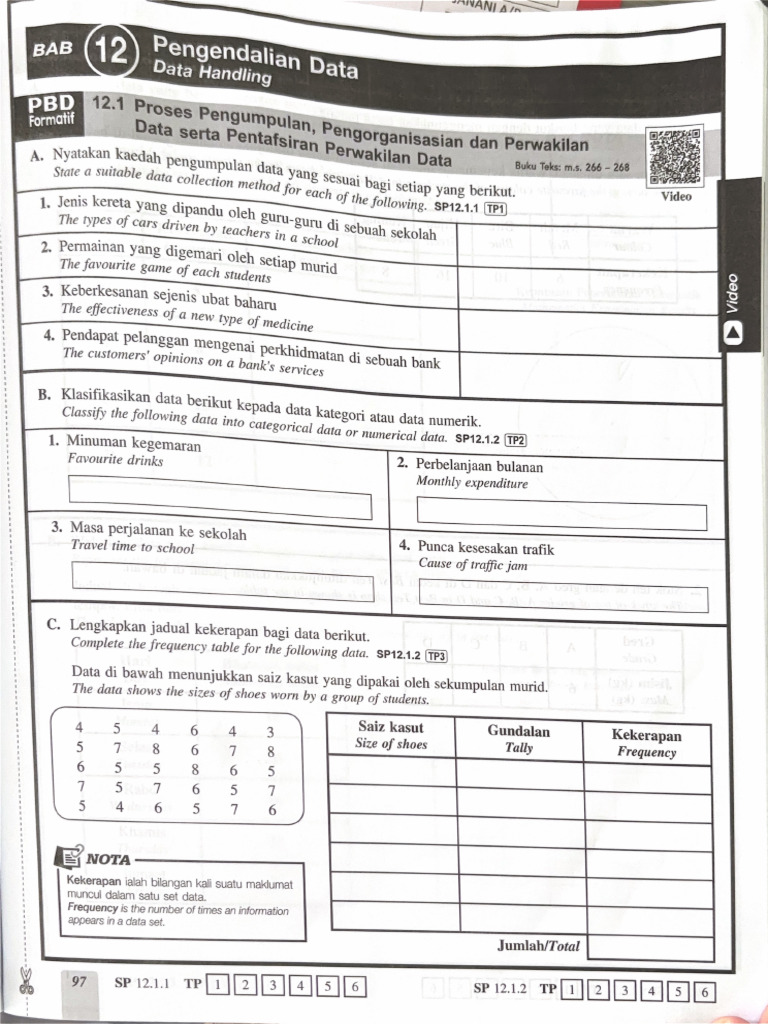 Chapter 12 Math Form1 | PDF