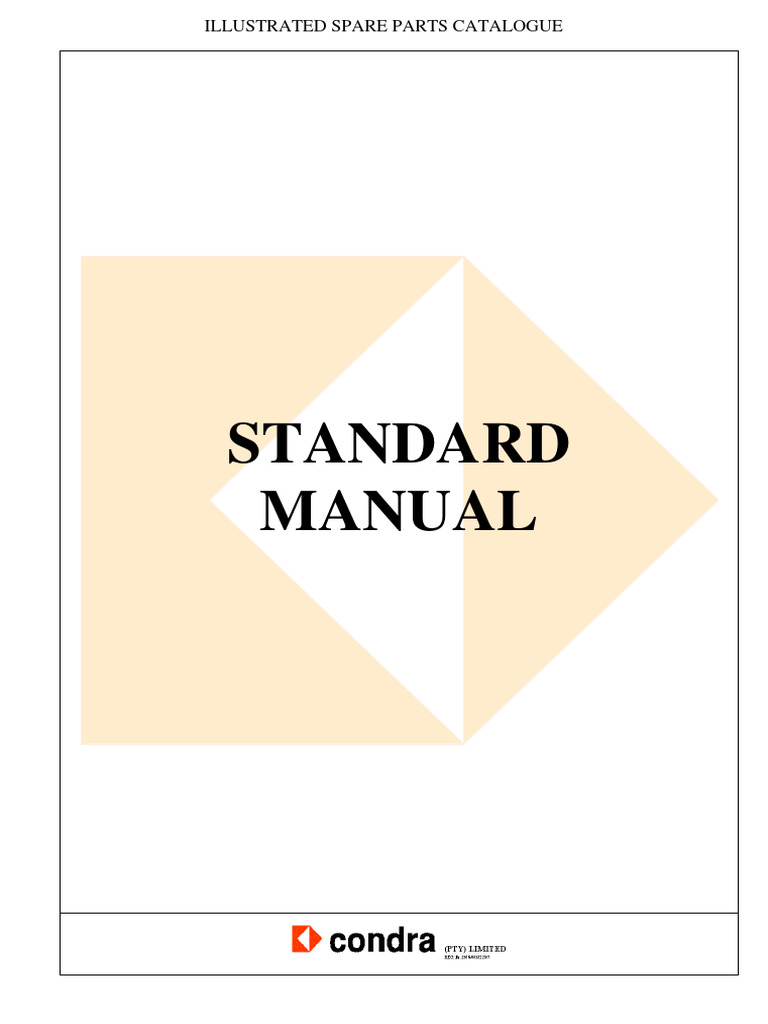 2014 - Standard Manual | PDF | Bearing (Mechanical) | Screw