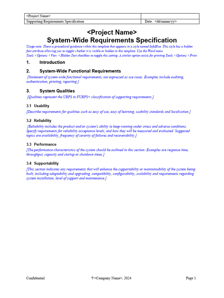Systemwide Req Spec | PDF | Interface (Computing) | System