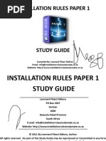 Installation Rules Paper 1 August 2019 | PDF | Electrical Wiring ...